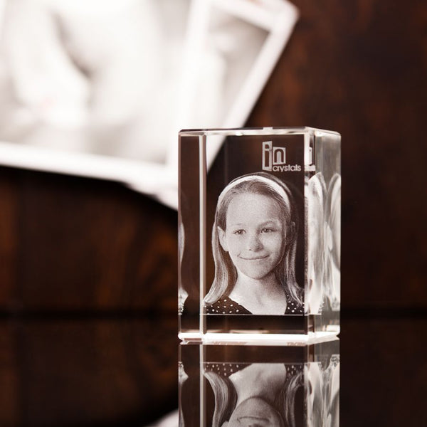 Personalised 3D Photo Crystal | Crystal Face Laser Engraved | Photo in ...